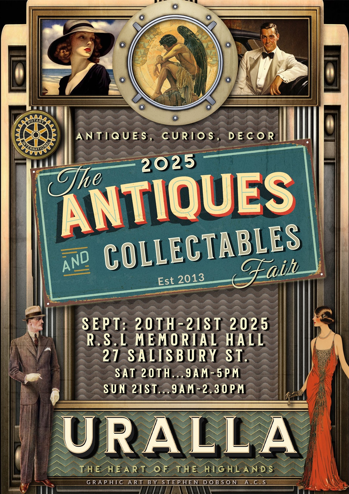 Antiques and Collectables Fair 2025 Uralla Visitor Information Centre