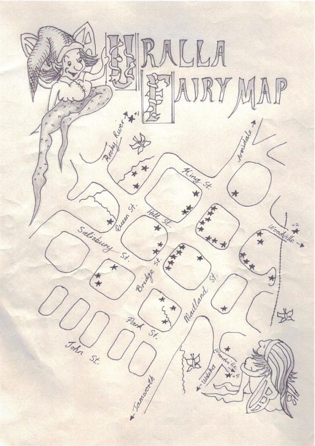 Fairy Map & Story Uralla Visitor Information Centre